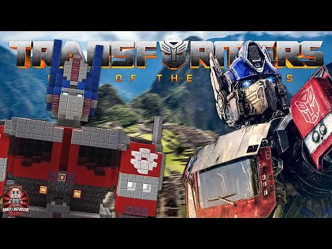 How to build Optimus Prime from Transformers in Minecraft!!