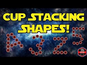 Cup Stacking Shapes! A-Z [Speed Stacking | Virtual Learning| ABCs | Phys Ed | PE | Cross Curricular]