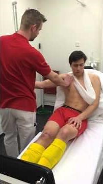 Anterior shoulder dislocation: Modified Milch