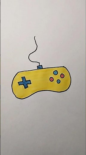 Game Remote Control 🎮 Easy Drawing For Kids #game #remote #kidstvforfun #trending #shorts #drawing