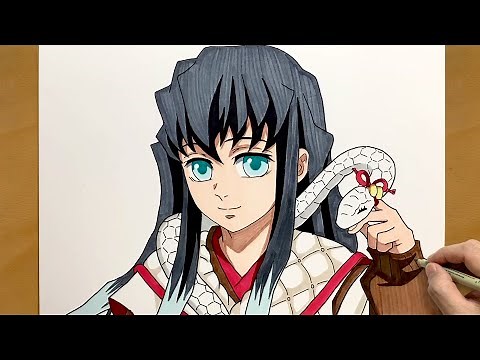 Drawing Tokito Muichiro from Demon Slayer || Beautiful Anime Art Showcase || Step by Step