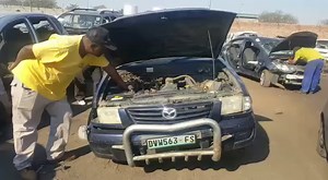 Play video to listen to this Mazda Drifter 2.5 turbo diesel WL engine 2005 now stripping for spares. Contact Sipho or Solly or Gummi or Sa'eed on 0152932734 or 0152930785 for what's app 063 695 4237 or 076 2932734. Mighty Scrapyard cc where we like keeping a steady and consistent amount of stock flow. Call us during office hours where our dedicated experience sales consultants awaits you to be help professionally. | Mighty Scrapyard cc
