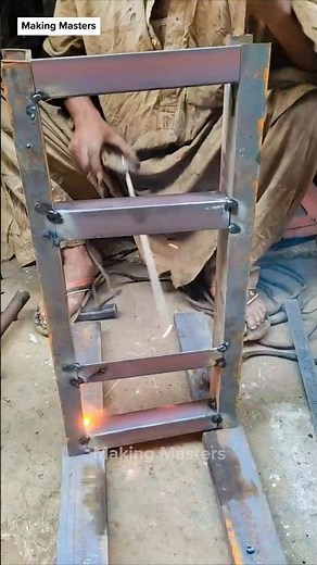 Metal Frame Fabrication: Expert DIY Welding Project from Start to Finish #shortsviral #shorts