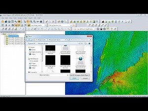 Mosaic Raster Layers in Global Mapper 18