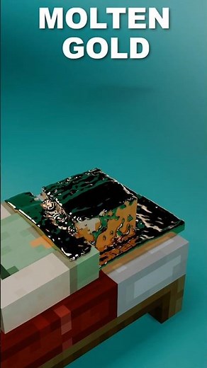 Minecraft Alex vs Fluids Simulation 🔥 🌋🍯 #minecraft