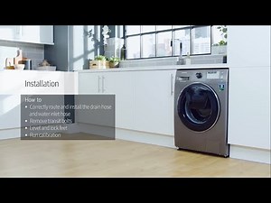 How to Install a Samsung Washing Machine