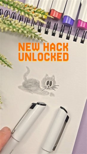 Unlock The PENCIL POWDER Hack #art #drawingtutorial #howtodraw #drawing #tutorial #artshorts