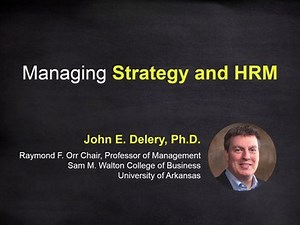 Managing strategy and HRM