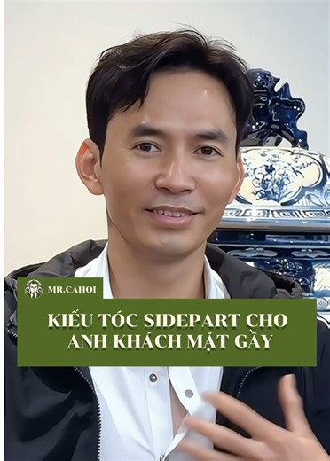 Thay đổi kiểu tóc Side Part cho tóc thưa và trán cao