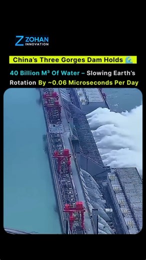 NASA Confirms: China’s Three Gorges Dam Slightly Slows Earth’s Rotation 🌎🪐