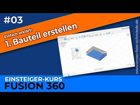 #03 Fusion 360 Getting Started: Creating your first 3D model step by step