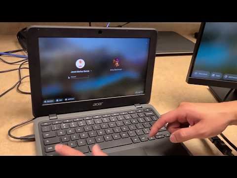 Setting up your Chromebook with a monitor
