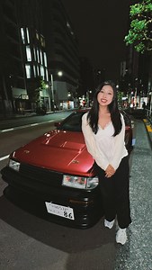 Two-Tone Red Panda AE86! Old cars make the best noises 😁 @onbail #jdm #hachiroku #ae86 | Middle Twix