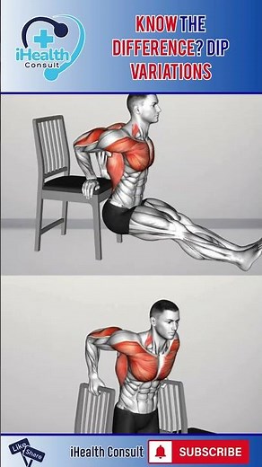 Know the Difference? 💪 Dip Variations Explained for Chest, Triceps & Shoulders