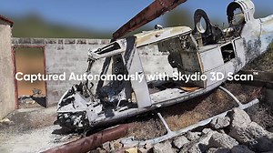 This week we're sharing another incredible 3D Scan of a mock helicopter crash site captured fully autonomously by #Skydio 2 Skydio 3D Scan™ in less than 45 minutes. Learn more: skydio.com/blog/3d-scan-helicopter-crash-drone-mapping | Skydio
