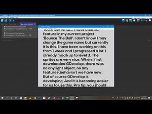 How to scroll using mouse wheel. How to make a scrolling background in GDevelop.