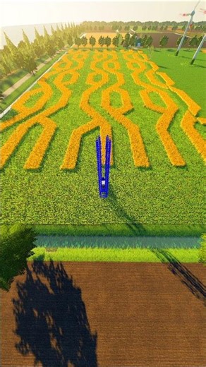 Satisfying ploughing #farmingsimulator #farmingsimulator25 #farmingsimulator19