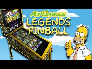 AtGames Legends Pinball Mod -Simpsons Pinball Party Arcade Build!