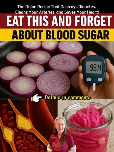 The Onion Recipe That Destroys Diabetes, Cleans Your Arteries, and Saves Your Heart! | Health Recipe Collection