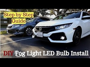 [DIY] 2016 - 2021 Honda Civic Fog Light LED Bulb Replacement