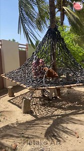 96K views · 285 reactions | Expensive look - Outdoor swing for your garden - small backyard makeover #diy #swing #backyard #decor #Expensive | Hetal's Art | Facebook