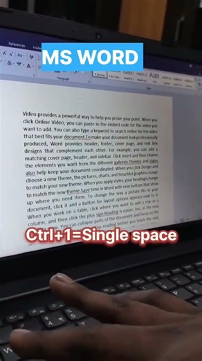 Stop Using the Mouse for Line Spacing in MS Word | This Shortcut Changes Everything!#MSWordTips