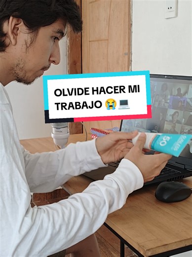 Cuando eres el único que olvidó su trabajo de investigación 😭💻 #software #tech #viral #website #university
