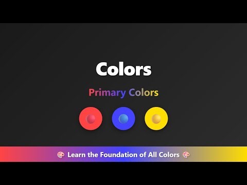 Primary Colors for Beginners: Red, Blue, Yellow