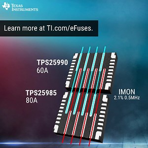 1.5K views · 59 reactions | Achieve high power density for 300-A or higher system loads while offering fast and accurate system monitoring and protection with the industry’s highest peak current, smallest package eFuse portfolio: https://bit.ly/3r9pYUX | Texas Instruments | Facebook