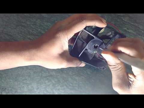 Opening Brushless DC Fan of Computer (Disassemble)