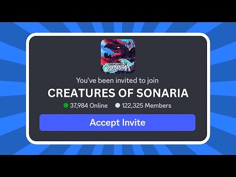 How to Join CREATURES OF SONARIA Discord Server (QUICK & EASY)