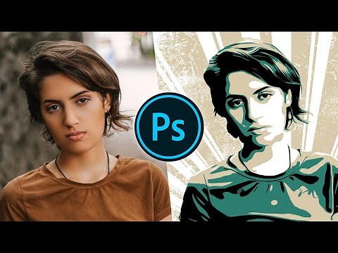 How to Create Vector Style Portrait in Photoshop