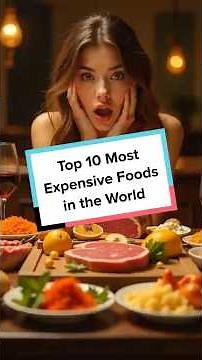 Top 10 Most Expensive Foods in the World