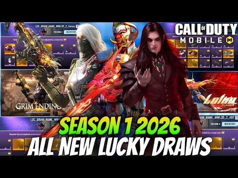 *NEW* Season 1 2026 Upcoming All New Lucky Draws Leaks+New Mythic Character All Future | CoD Mobile