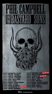 1.4K views · 40 reactions | Our “Celebrating 50 Years of Motörhead” tour is fast approaching and tickets are flying out! Do you have your tickets yet?  Tickets: https://www.ticketweb.uk/event/phil-campbell-the-bastard-concorde-2-tickets/13650174 | Phil Campbell and the Bastard Sons | Facebook