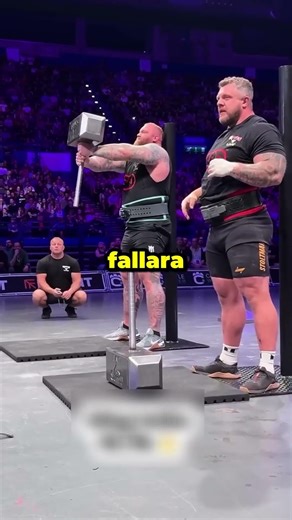 He Won Everyone's Hearts!💝😮 #strongman #spanish #thor #sportsmanship