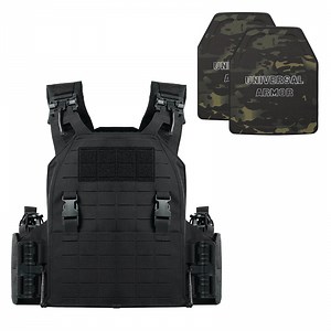 TacticalXmen Level IV Plates Rifle Rated Body Armor with Laser Cut Molle Quick Release Plate Carrier Tactical Vest