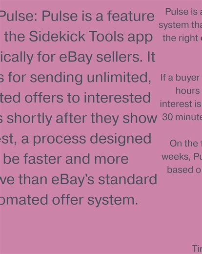 How to make more sales on eBay Try Sidekick Tools Free Trial use code 504860 #sidekicktools #ebay