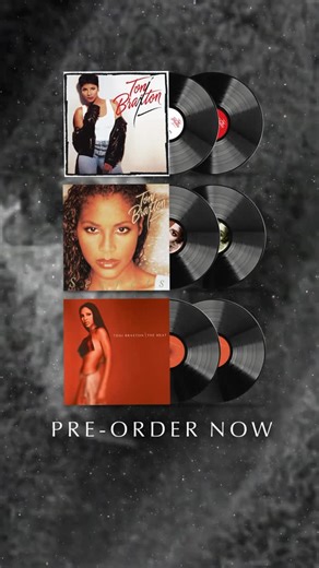 Toni Braxton on Instagram: "Y'all have been asking and I heard you! The wait is FINALLY over! My first three albums are coming to vinyl and will be yours 1/23/26. Click link in bio to pre-order your copy."