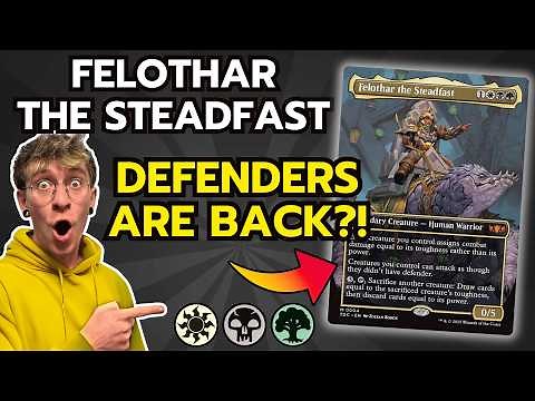 THE BEST DEFENDER COMMANDER EVER PRINTED! – Felothar the Steadfast