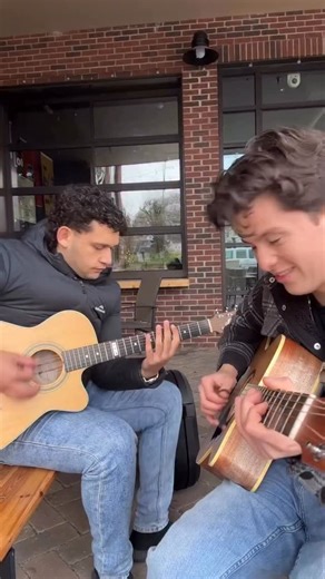 Jazz Licks, Fingerstyle Tricks and a little bit Gypsy all at once. 🎶🎶 Young guns @eliasbartholomeo & @derickleduke jamming on a cold morning in Nashville on their Maton Guitars. Elias plays the Maton EBG808C TE Signature model and Derrick plays the Maton Performer. The future of Acoustic Guitar Playing is in very good (cold) hands #matoncommunity🌎🎶 🥶 Visit our website to learn more about all the Maton models. #matonguitars #gypsyjazzguitar | Maton Guitars