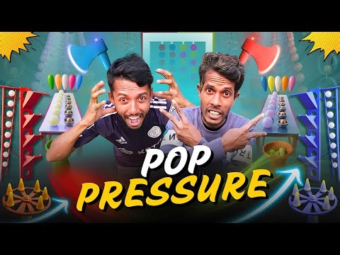 Pop Pressure ⚠️ Choose Wrong and You’re Out! Balloon Obstacle Challenge | ChallengeKings