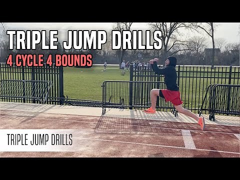 Triple Jump Drills; 4 Cycle 4 Bounds