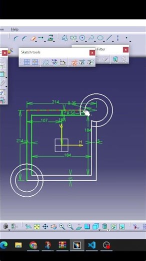 Catia Design part-23 ll #automobile #solidworks #bass #viralvideos#shorts #catiaviral#draftingdynamo