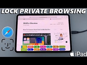 How To Lock Private Browsing In Safari With Face ID On iPad