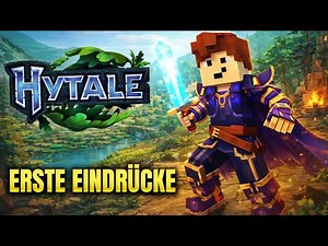 FIRST ROUND in HYTALE ✨ THE MONSTERS ARE CHASING US.. *NEW* | Hytale German