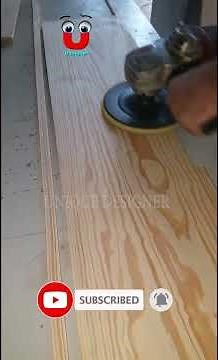 how to smooth wood with regmar grinder machine | Angle Grinder Wood Sanding | wood polish work