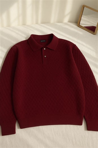 Stylish Kinwoo Long Sleeve Polo for Men