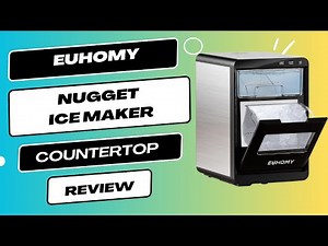 EUHOMY Nugget Ice Maker Countertop Review | Perfect Ice Every Time!