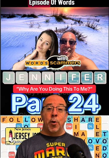 Jennifer: Part 24, “Why Are You Doing This To Me?” Learn the red flags of a romance scammer so you don’t become a victim. #scambaiting #creatorsearchinsights #redflags #catfishtvshow #scamalert @Aunt Rita @Jersey Jon “The Backup” @Dani Daniels @Words With Friends @Jersey Jon